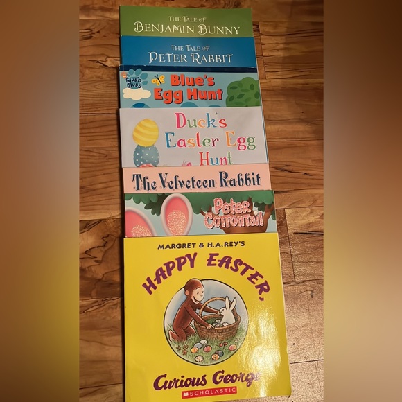 Toys | Lot Of 7 Easter Bunny Peter Rabbit Egg Hunt Kids Picture Books ...